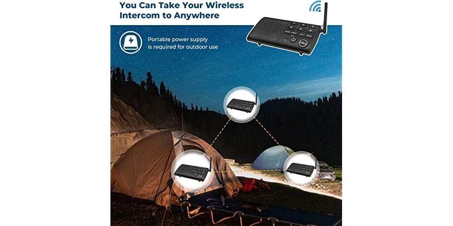 Hosmart Full Duplex Wireless Intercom System