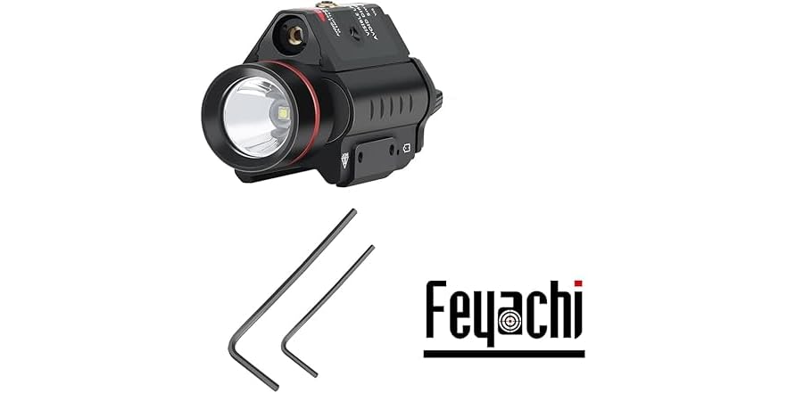 Feyachi LF-38 Red Laser Flashlight Tactical