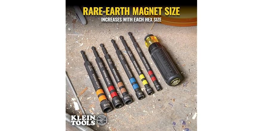 Klein Tools 32950 Ratcheting Nut Driver Set