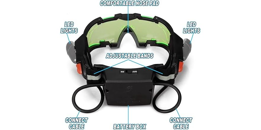 Uten Night vision Goggles for Kids, LED