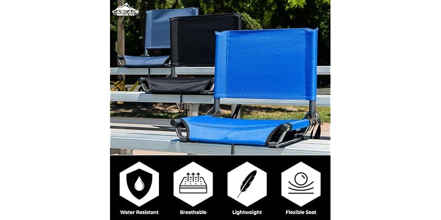 Cascade Mountain Tech Folding Stadium Seat