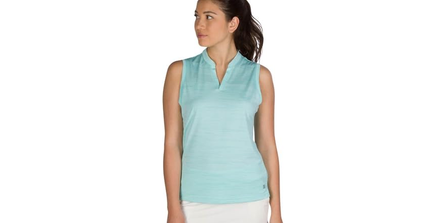 Three Sixty Six Women’s Collarless Polo
