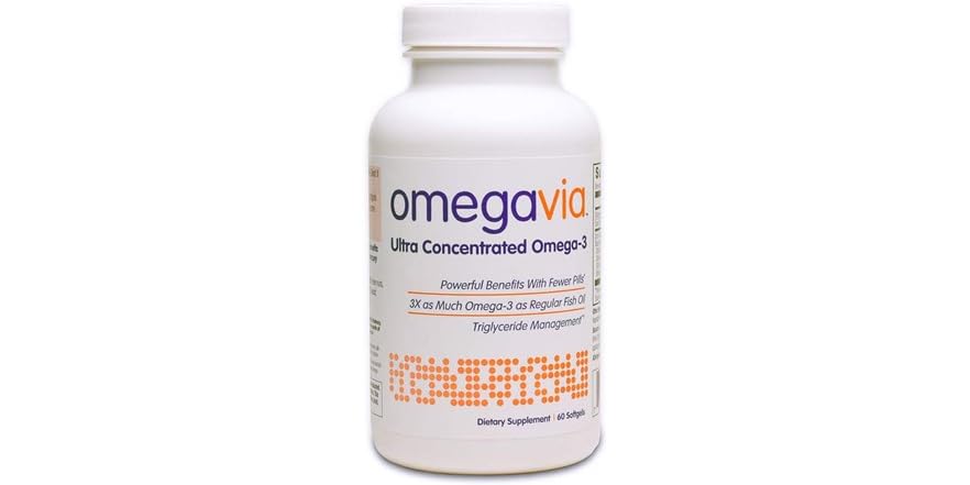 OmegaVia Ultra Concentrated Omega-3 Fish Oil
