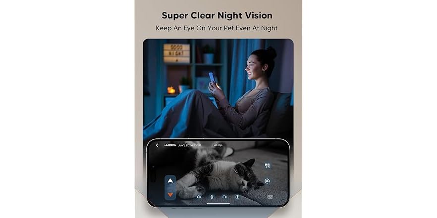 WOPET Automatic Pet Feeder with Camera