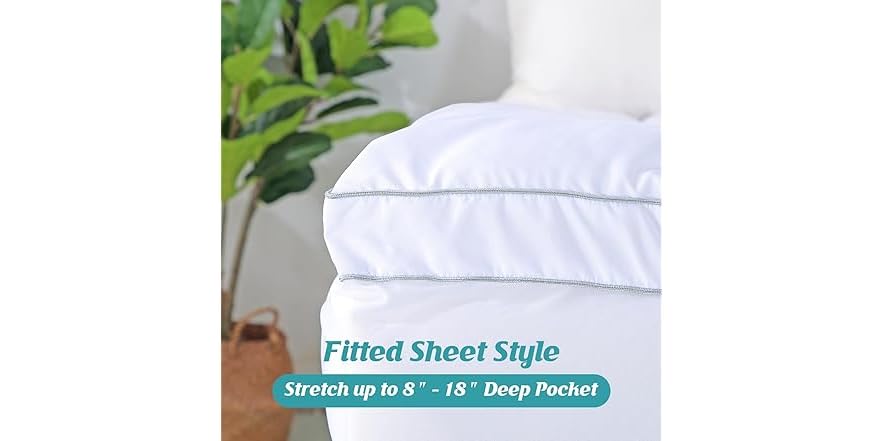 Evolive Microfiber Mattress Topper