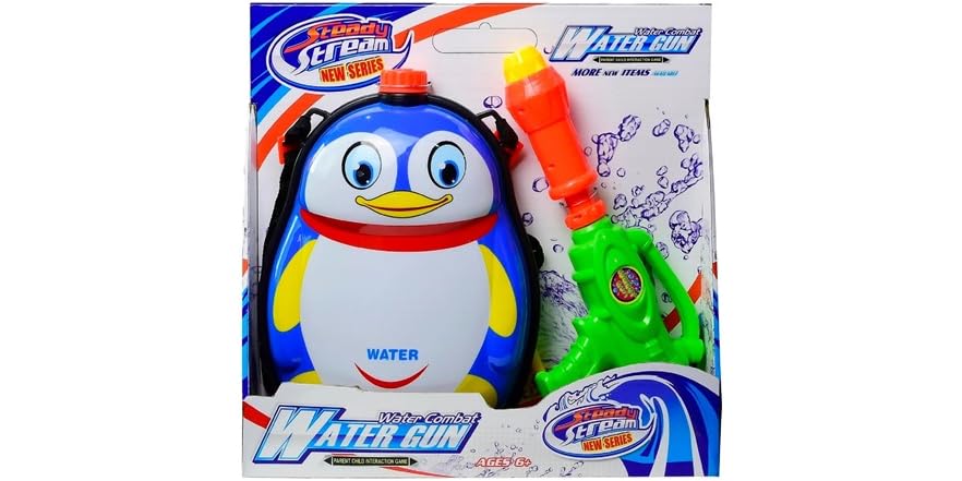 Backpack Penguin Water Blaster