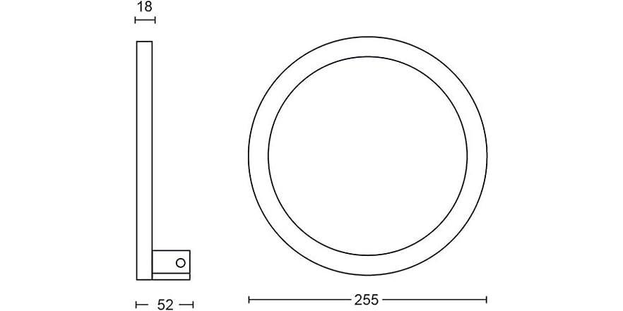 Philips Hue Sana Smart Wall Light, White