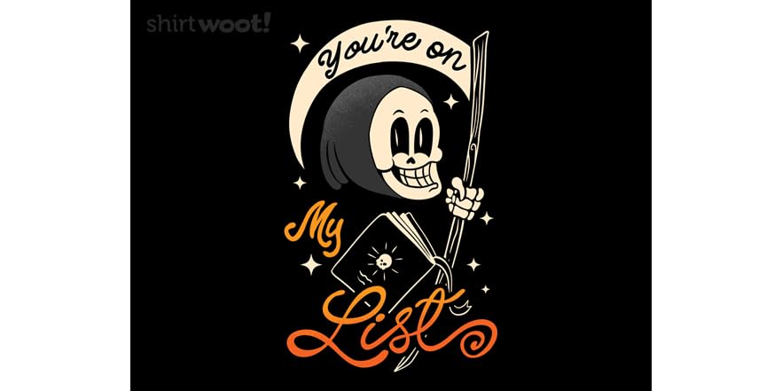 You are on my List