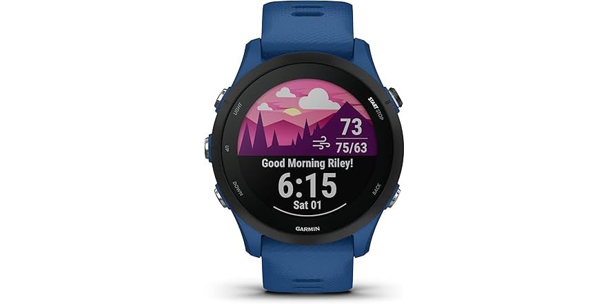 (NEW) Garmin Forerunner 255 GPS Running Smartwatch (Open Box)