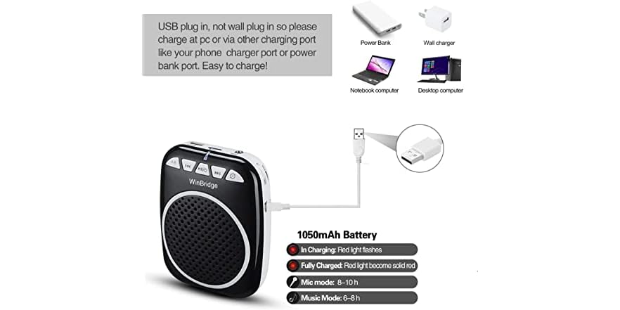 WinBridge WB001 Portable Voice Amplifier