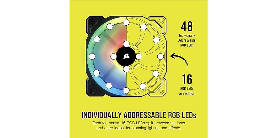 Corsair LL Series LL120 RGB 120mm Dual Light Loop Bundle (Open Box)