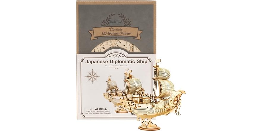 DIY3D Wood Puzzle Laser Cut Assembly Kit