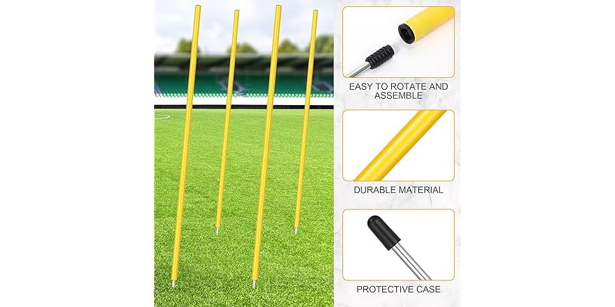 5ft Adjustable Agility Training Poles
