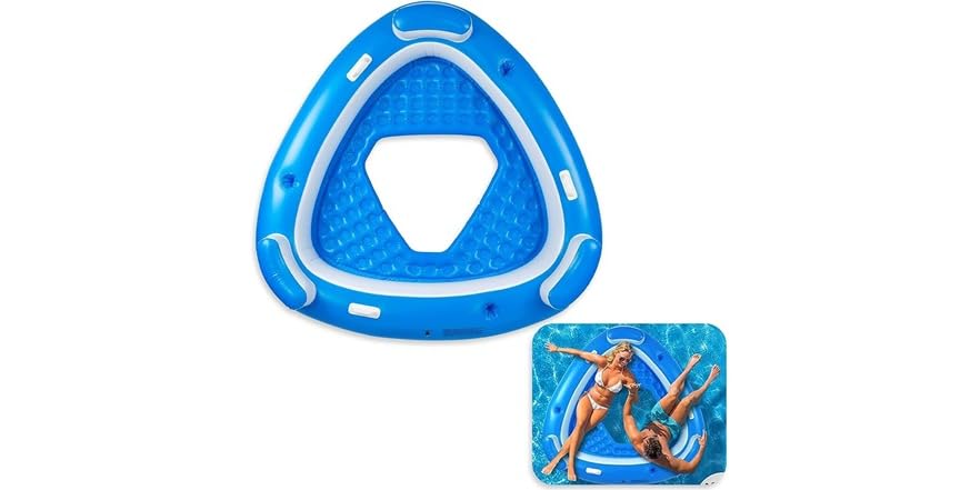 Inflatable Floating Island Pool Lounge