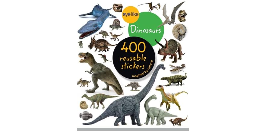 3-Pack Eyelike Stickers Books - 2 Choices