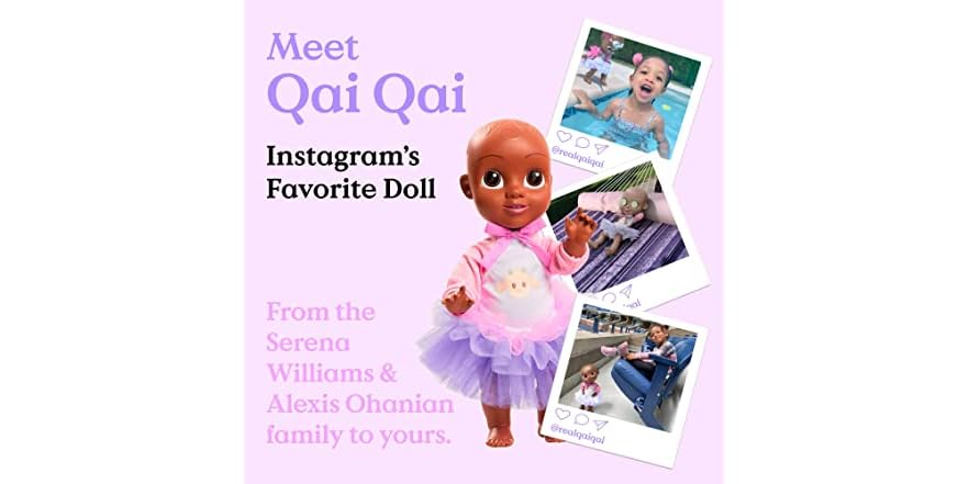 Qai Qai Doll by Serena Williams, 14.5"