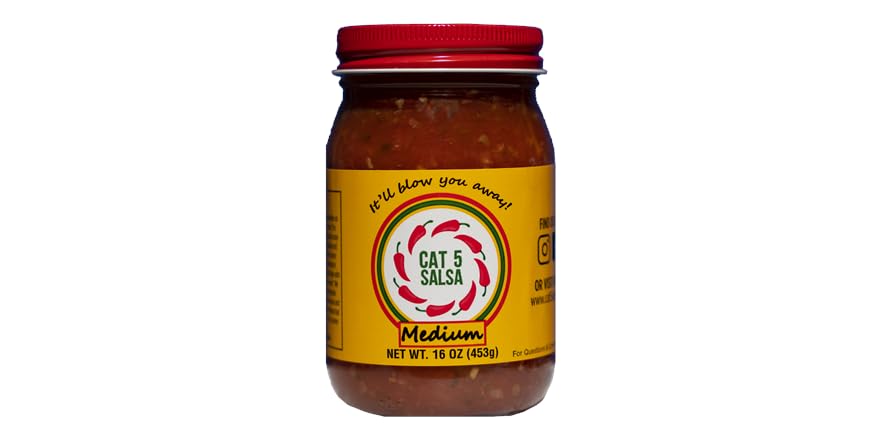 (4 Pack) CAT 5 Salsas: Medium + Mango