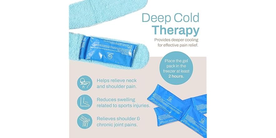 2pcs Neck Cold Pack with a Strap