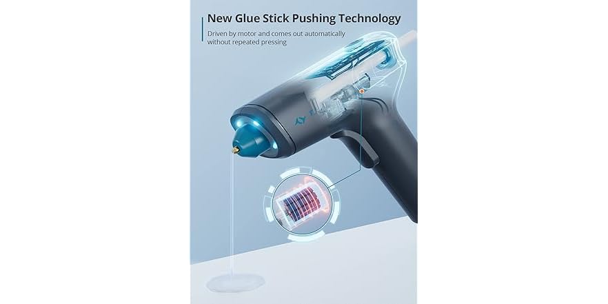 TILSWALL W102 Cordless Auto Hot Glue Gun