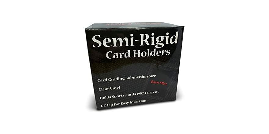 200ct Semi Rigid Card Holders
