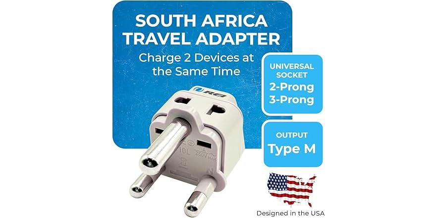 OREI Universal Plug Adapter Type M