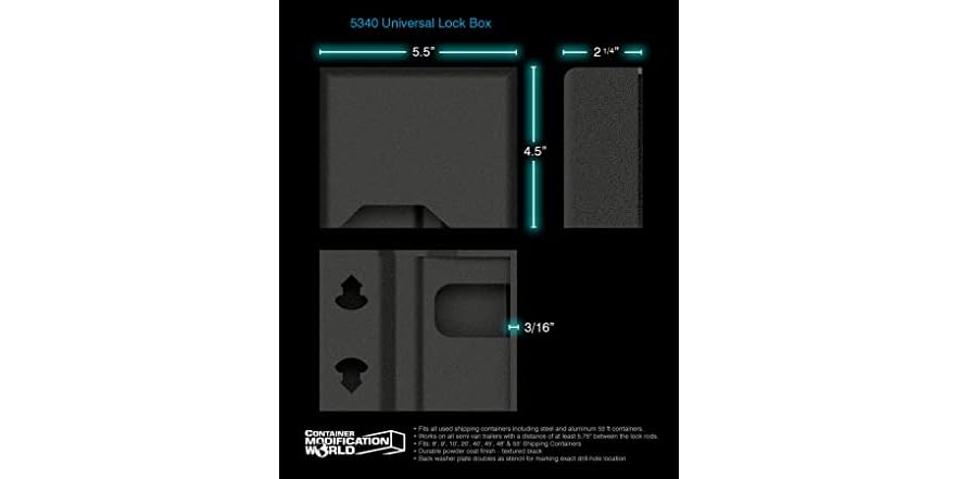 Bolt On Lock Box and FJM 80 mm Lock