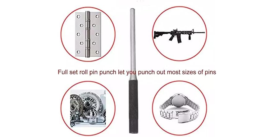 Universal Bench Block with 9 pcs Pin Punch
