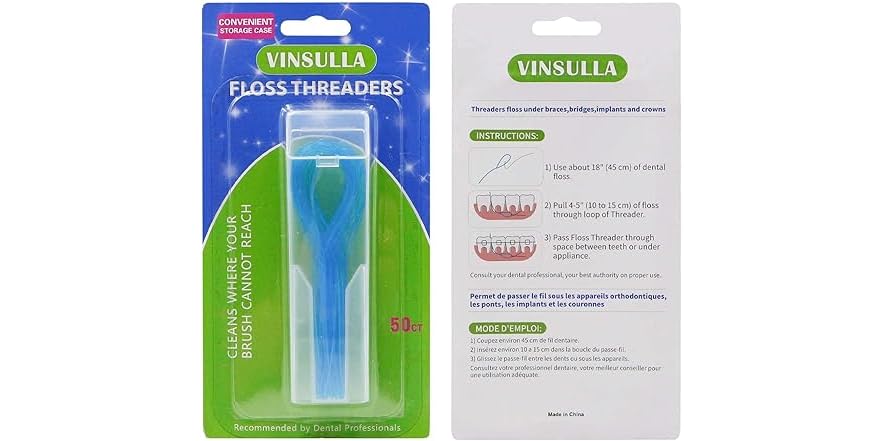 300 Ct Floss Threaders & Storage Cases