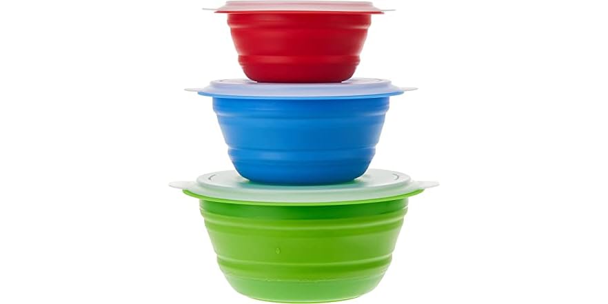 Progressive International CB-20 Storage Bowls with Lids