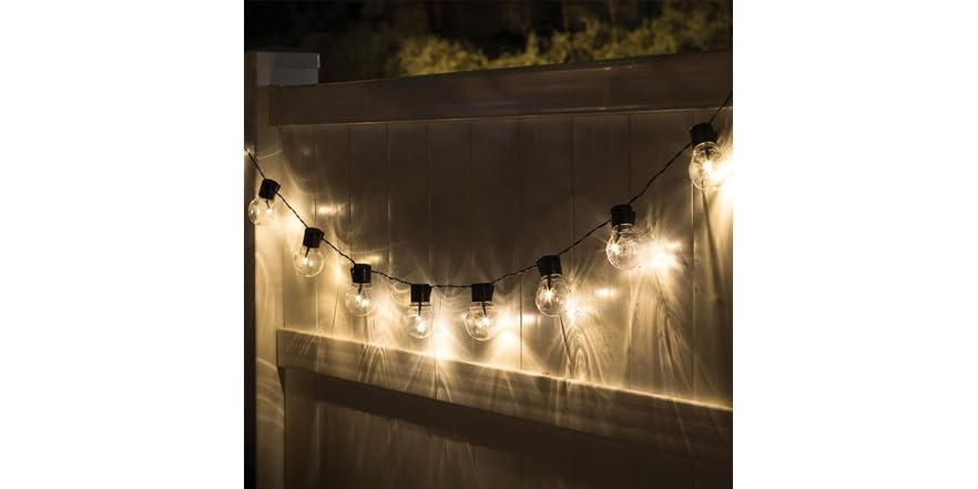 Touch of ECO 2-Pack SOCIALITE Solar 20' Edison Patio Lights