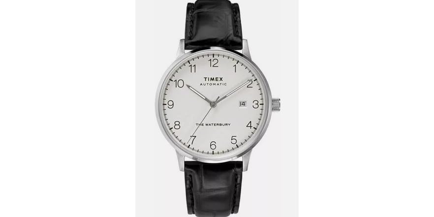 Timex Automatic Men's Leather Watch (Open Box)