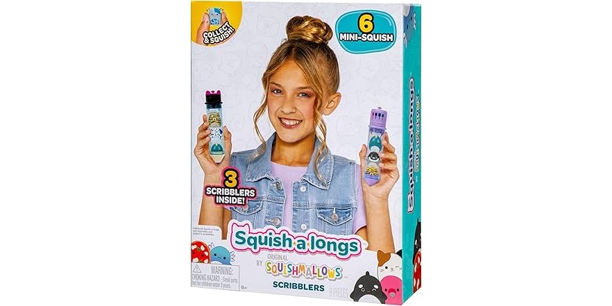 Squish-a-longs Scribblers 3-Pack