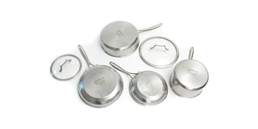American Kitchen by Regal Ware 6-Piece Stainless Cookware Set
