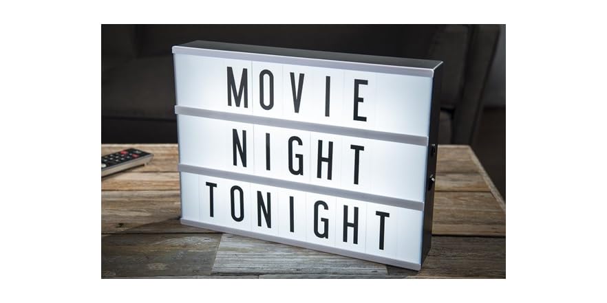 Excelife Cinema LED Light Box, White