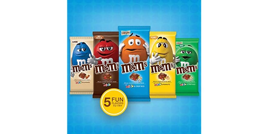M&M'S Minis & Crispy Rice Choc, 12-Pack