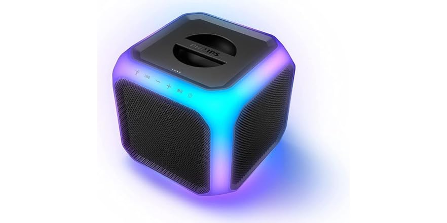 (NEW) Philips X7207 Wireless Bluetooth Party Cube Speaker