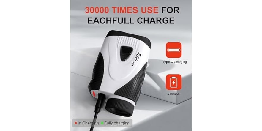 Golf Rangefinder with Slope & Pin Lock Vibration