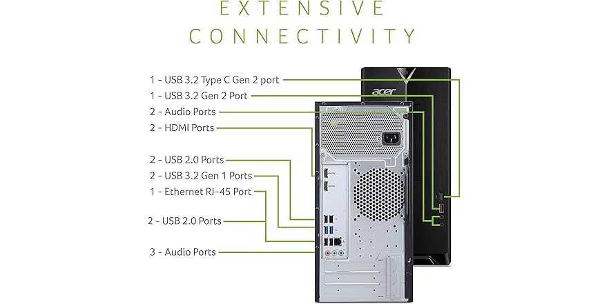 Acer Aspire TC-1660-UA19 Desktop (i5-10400 512GB)