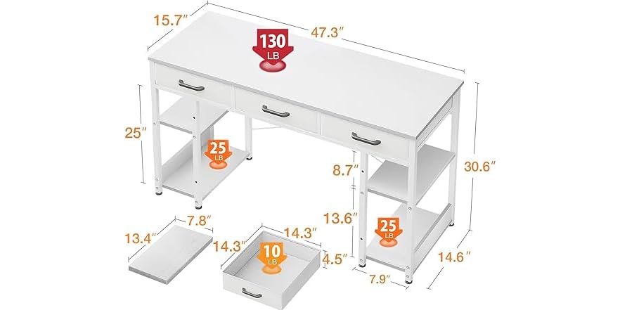 ODK Office Small Computer Desk