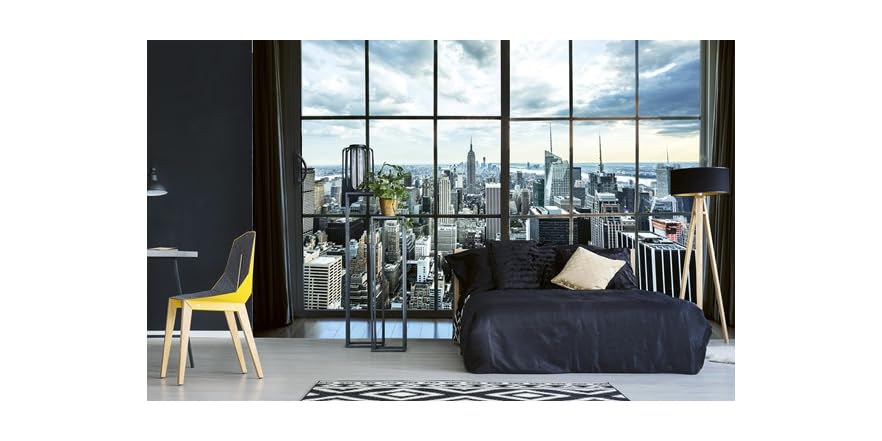 Manhattan Window View Wall Mural