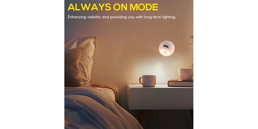 2 Pack 500 Lumens Motion Sensor Night Light