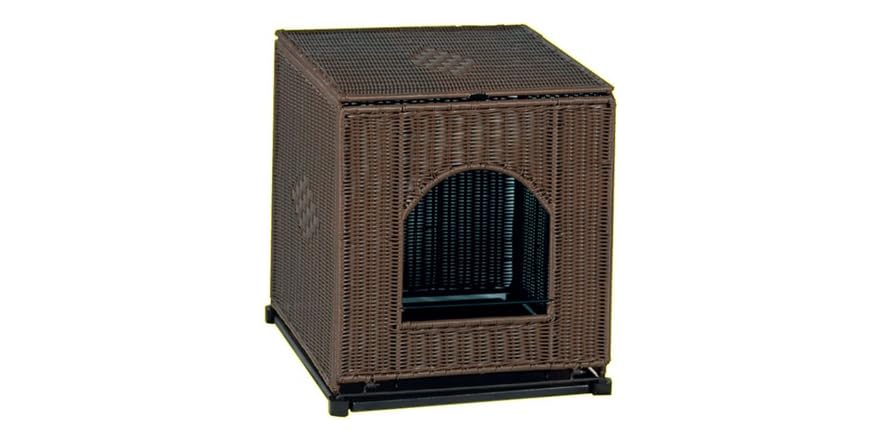 Jumbo Litter Pan Cover - Dark Brown