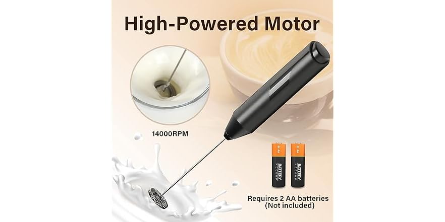 YSSOA Battery Operated Milk Frother