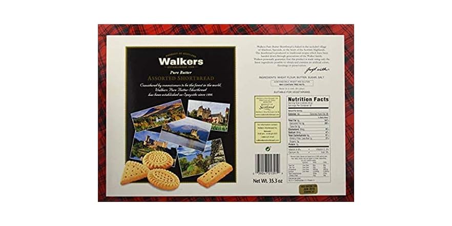 Walker's Shortbread Traditional Assorted Cookies
