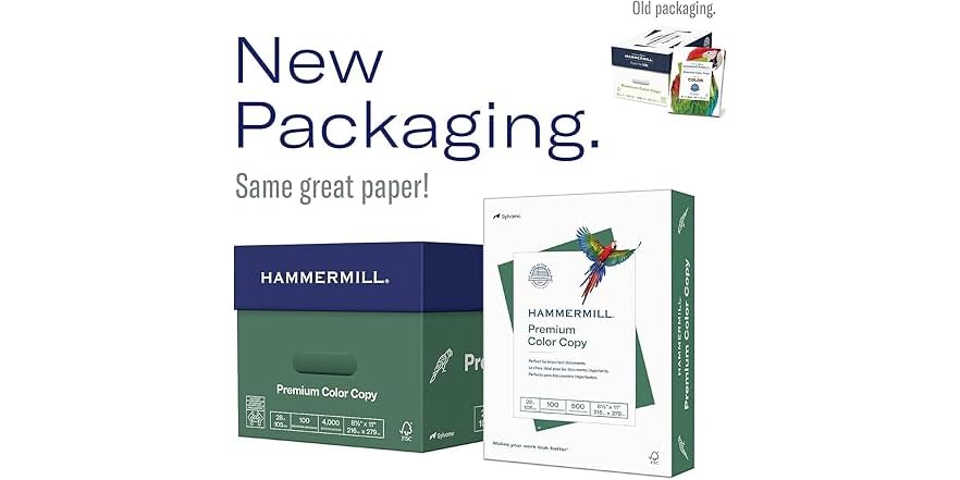 Hammermill Printer Paper 8.5 x 11-1 Ream (500 Sheets)