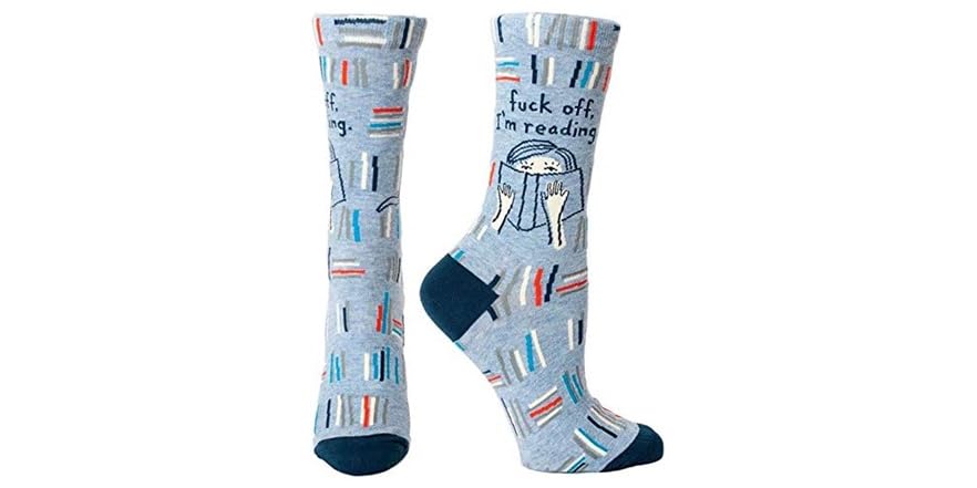 Blue Q Women's Novelty Crew Socks