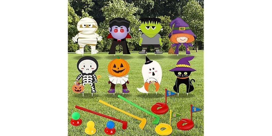 Halloween Golf Game Set
