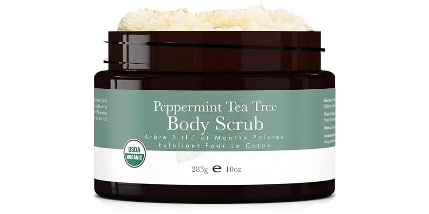 (2 Pack) Peppermint Tea Tree Scrub
