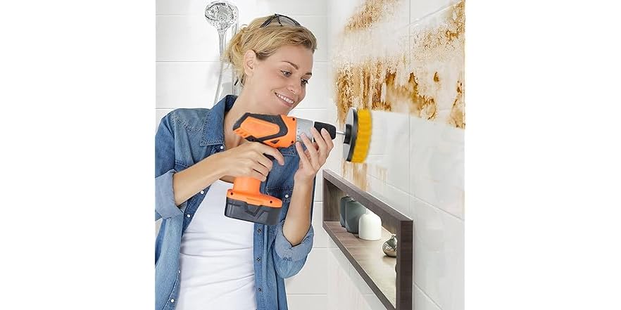 SCRUBIT Drill Brush Attachment Set