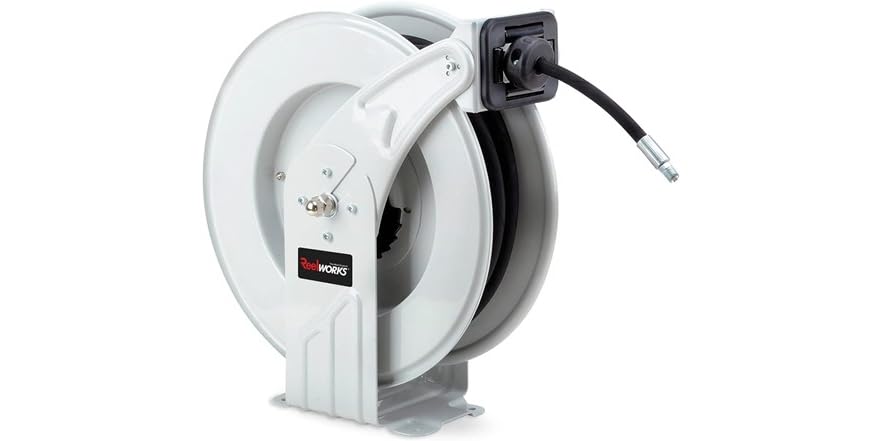 REELWORKS Grease-Hose-Reel Retractable 1/4" x 50'